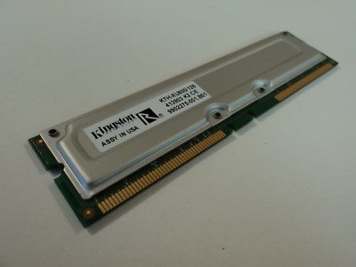 Kingston RAM Memory Module 128MB PC800 RDRAM 184-Pin RAMBUS KTH-XU800 ...