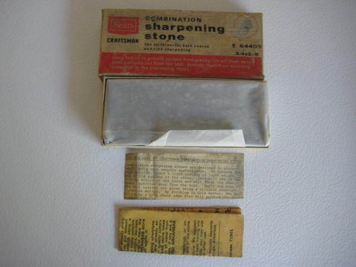 Vintage Sears Craftsman Combination Sharpening Stone #9 64403 NEW | eBay