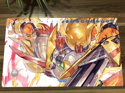 Digimon Duel Playmat Victorygreymon Trading Card Game Mat DTCG CCG Pad ...