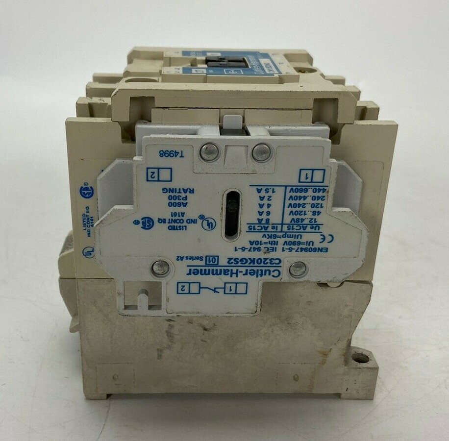 Cutler-Hammer CN15DN3 NEMA Size 1 Series B1 Starter Contactor 27 AMP ...