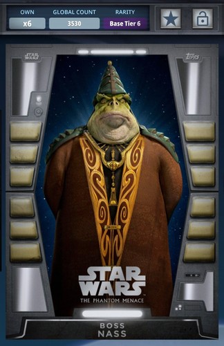 Star Wars Card Trader DIGITAL Phasma Chrome Base Variant Tier 6 BOSS ...