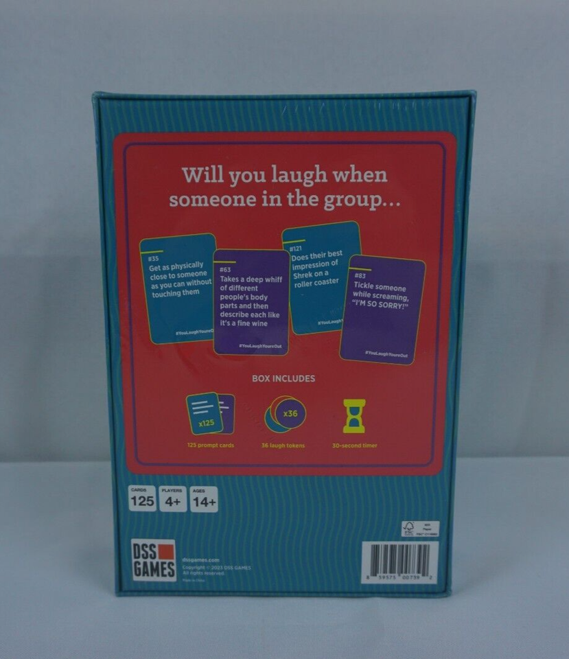 You Laugh You're Out Family Board Game SEALED | eBay