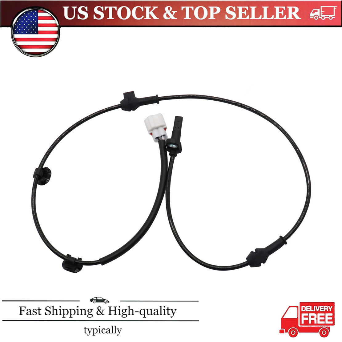 Front ABS Speed Sensor For 2014-2021 MITSUBISH MIRAGE G4 4670B087 LH/RH ...