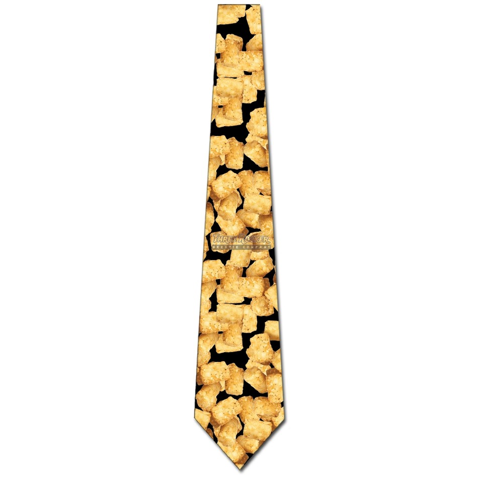 Tater Tots Ties Mens Food Necktie Chef Tie | eBay
