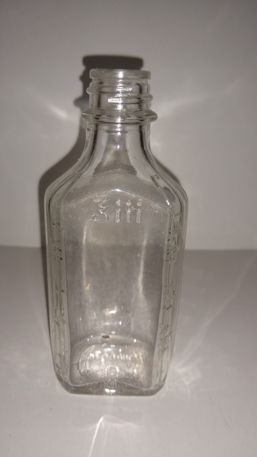 Duraglas Owens 3iii Vintage Glass Measured Medicine Bottle 4" Tall | eBay