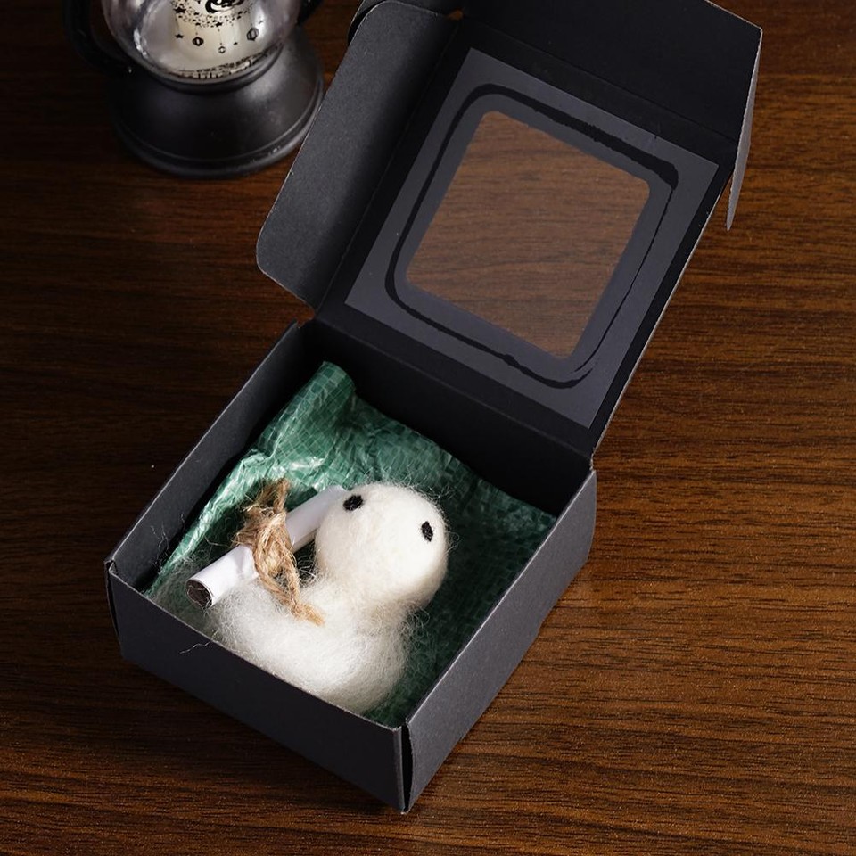 Adopt A Ghost - Cute Little Pocket Ghost with A Tiny Scroll,Mini Plush ...