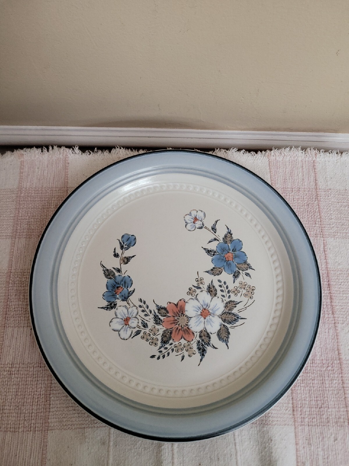 JOHANN HAVILAND DINNER PLATE CROWNING FASHION DINNERWARE BLUE BOUQUET ...