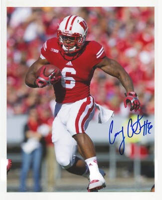 COREY CLEMENT Signed/Autographed WISCONSIN BADGERS 8x10 Photo w/COA d ...