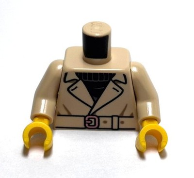 Lego - Minifigure Torso - Tan / Brown, Trench Coat | eBay