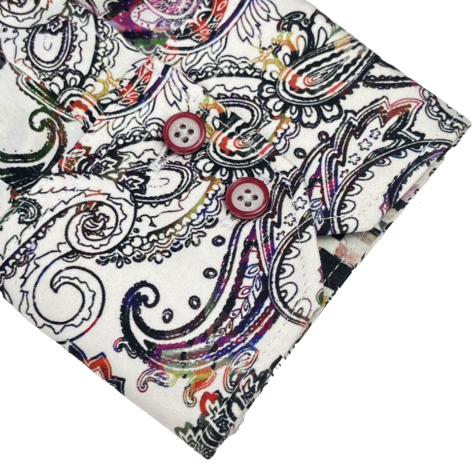 Robert Graham Shefman Multicolor Paisley Shirt Men's M Classic Fit NWT ...