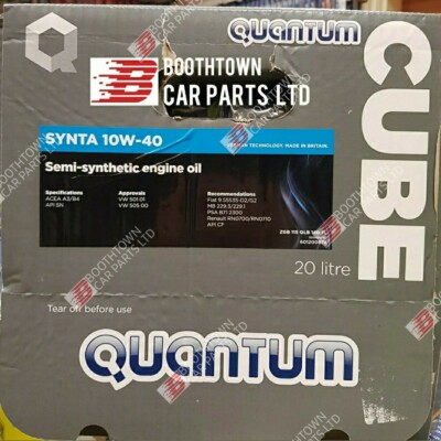 QUANTUM SYNTA 10W 40 20 Ltr API SL/CF SEMI SYNTHETIC 10 40 Engine Oil ...