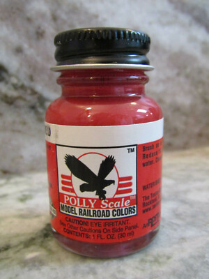 FLOQUIL POLLY SCALE RAILROAD MODEL PAINT 1oz 1 oz - DTI CHERRY RED | eBay
