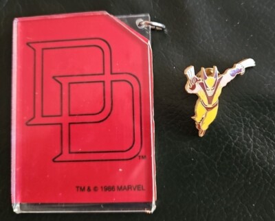Vintage Planet Studios Wolverine Lunging Enamel Pin 1987 + Daredevil ...