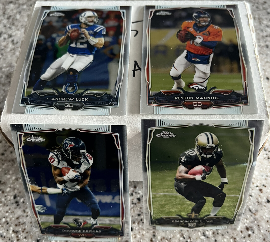 2014 Topps Chrome Football Complete Set 1-220 Aaron Donald RC Odell ...