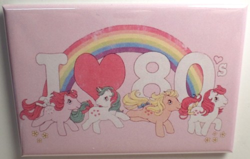 I Love the 80's 2"x3" Refrigerator Locker MAGNET FREE SHIP My Little ...