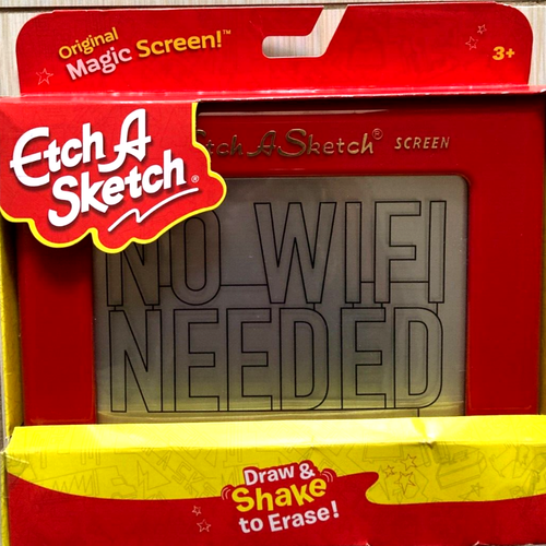 Etch A Sketch, Classic Red Drawing Toy with Magic Screen 3+ NEW | eBay