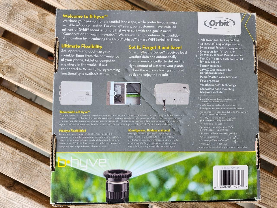 Orbit B-Hyve 57950 Smart Indoor/Outdoor 12-Station WiFi Sprinkler Timer ...