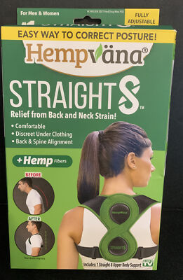 Hempvana Straight8 Fully Adjustable Lightweight Posture Corrector( Open ...