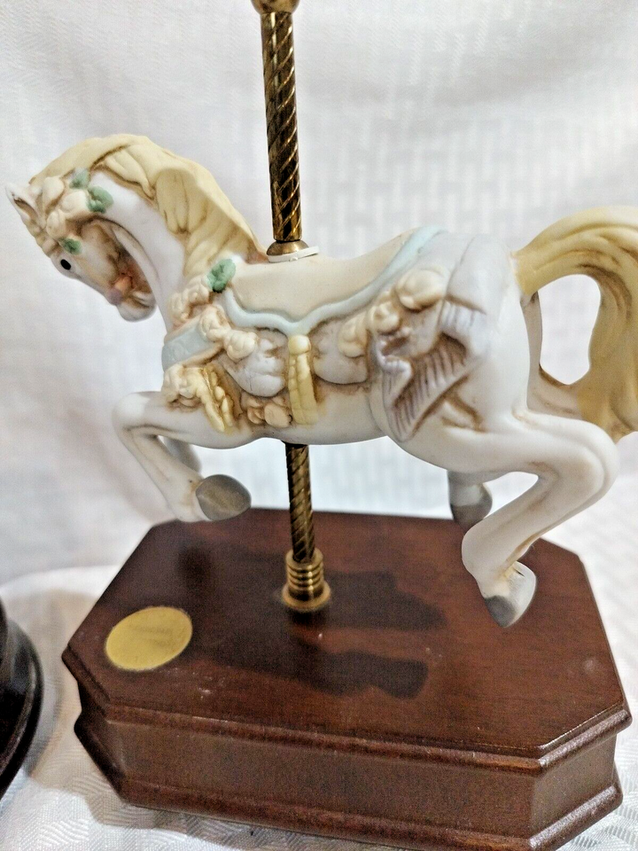 Carousel Horse Music Boxes 2 Pieces | eBay
