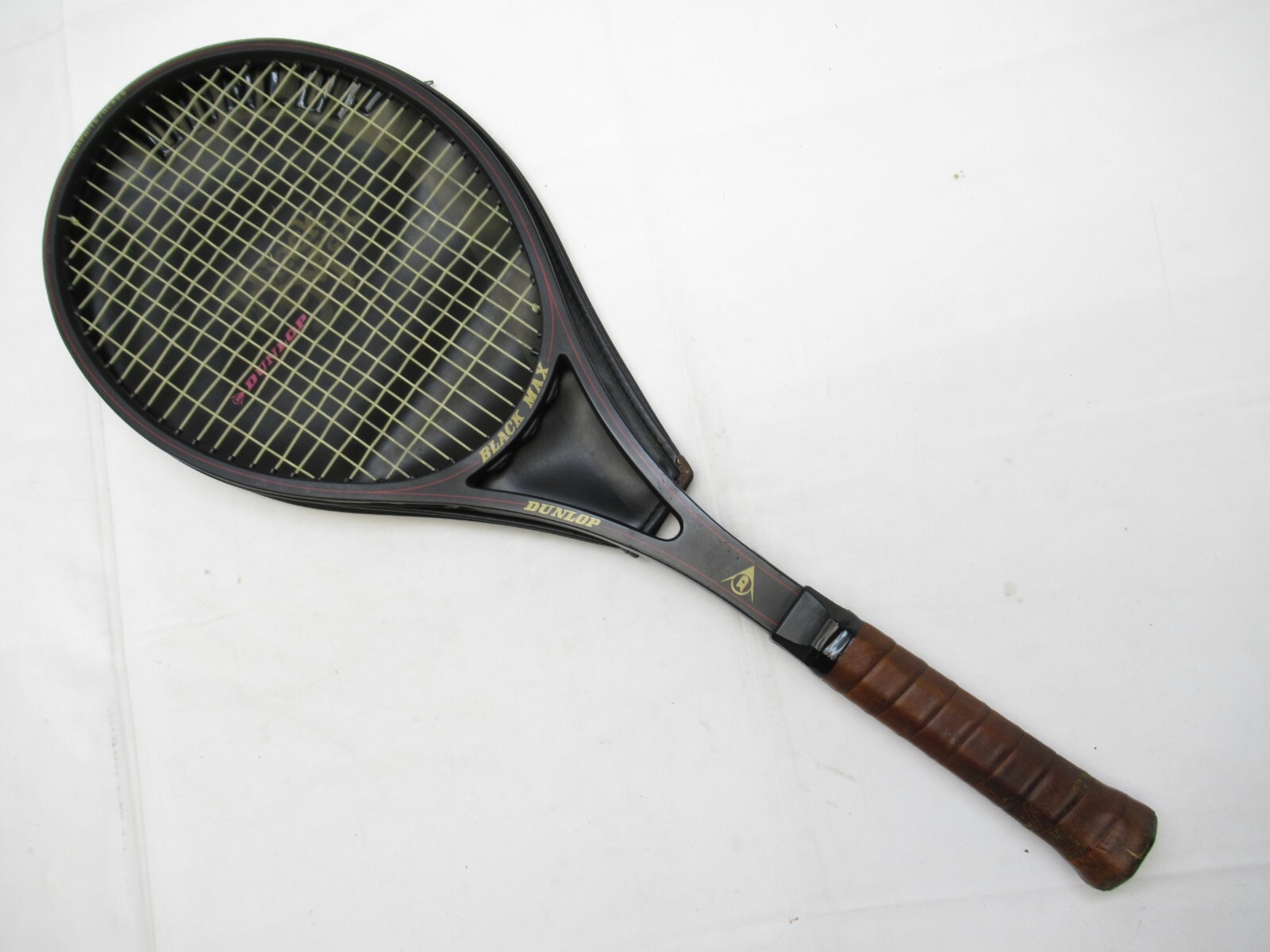 DUNLOP BLACK MAX GRAPHITE / GLASS TENNIS RACQUET (4 5/8) W/ COVER | eBay