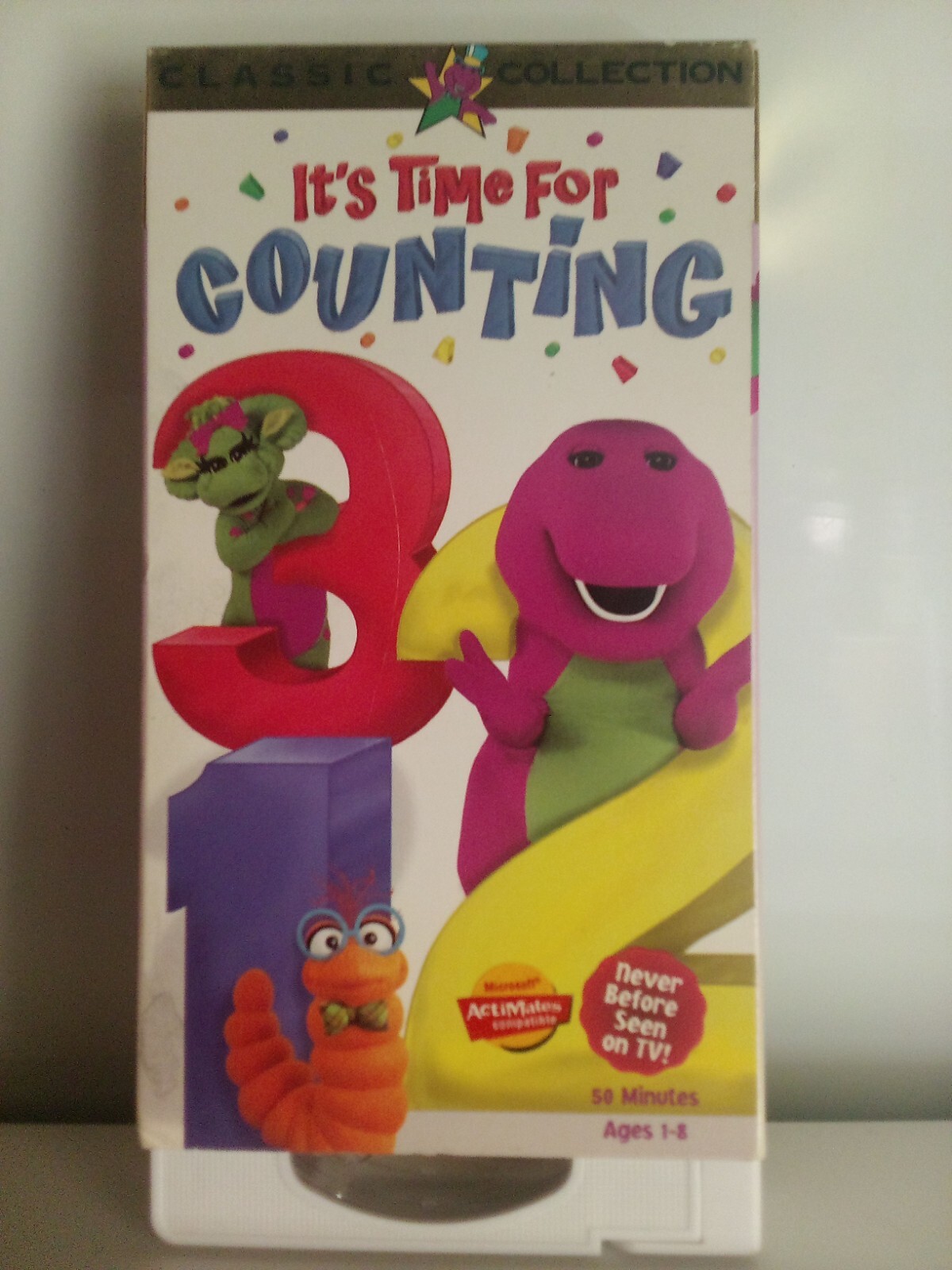 Barney~Its Time For Counting ⏰(VHS-1997) Classic Collection~PROMO ...