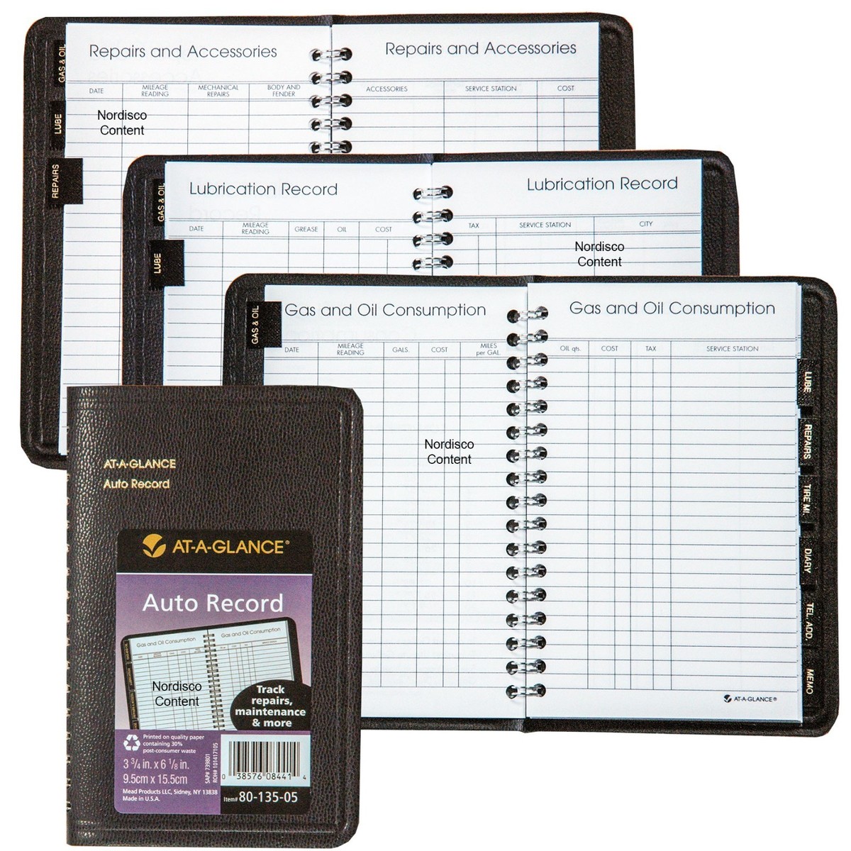 Auto Expense Record And Book Motor Vehicle Log Book Bateman Books