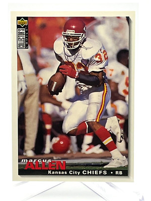 1995 NFL Upper Deck Collector's Choice Card #145 Marcus Allen HB #32 KC ...