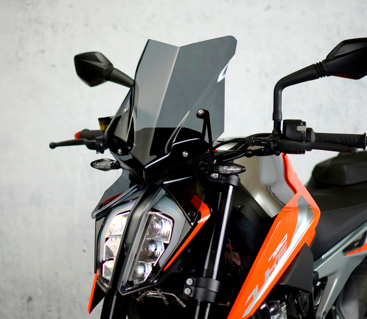 KTM DUKE 890 / 2020-2023 TOURING SCREEN TALL WINDSHIELD HIGH WINDSCREEN ...