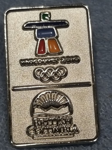 2010 Vancouver Winter Olympics British Columbia Pin Metal & Enamel ...