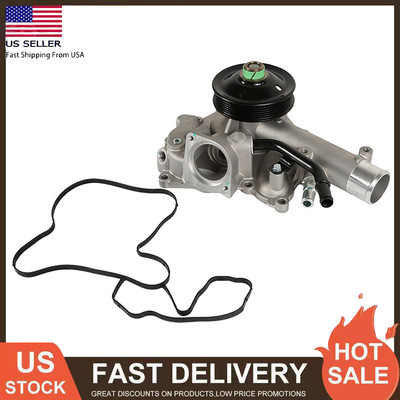 Engine Water Pump w/ Gasket For 09-15 Chrysler Dodge Ram 5.7L V8 OHV ...