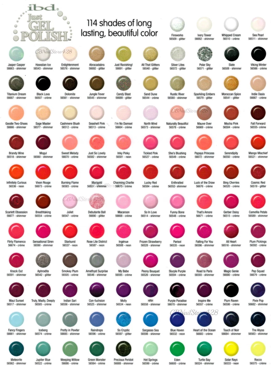 Ibd Gel Polish Colors Stores