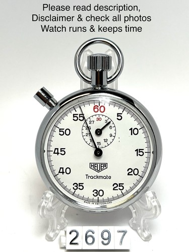 Heuer Trackmate Ref.592 Stopwatch Manual Winding In Great Condition | eBay