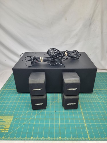 Bose AM-5 Acoustimass Cubic System Speakers With Subwoofer And Wires ...