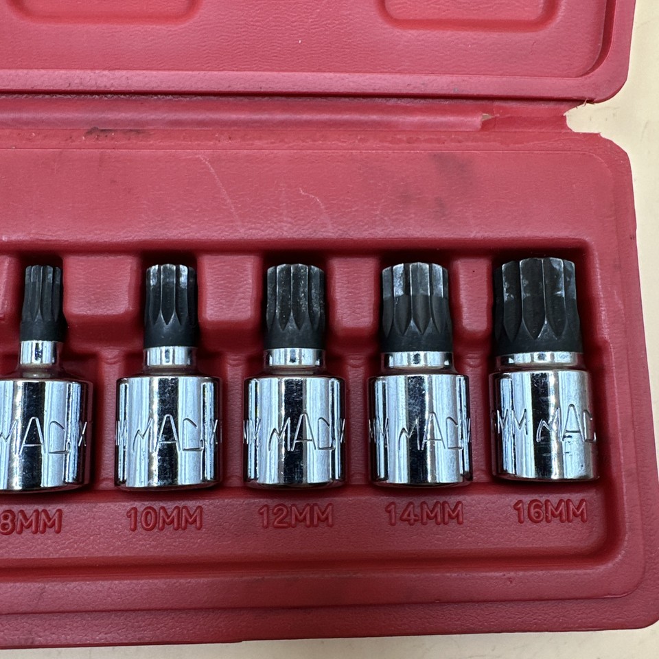 Mac Tools SXMTS8B 3/8" Drive Metric Triple Square 4-6, 8, 10, 12, 14 ...