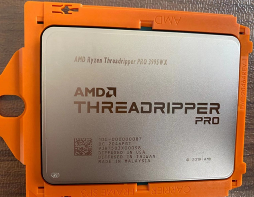 AMD Ryzen Threadripper PRO 3995WX CPU 64 Cores 2.7GHz Processors Socket ...