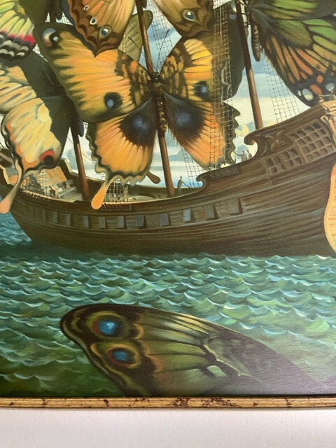 Vladimir Kush Abfahrt Des Geflügelten Schiffes Departure Of The