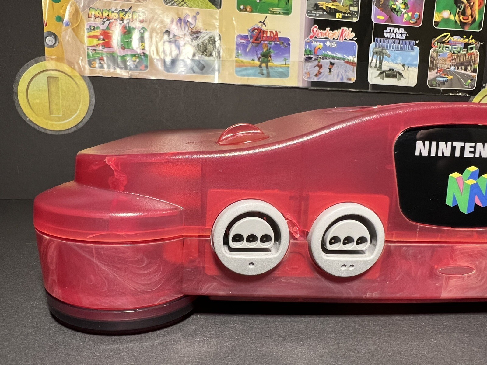 NINTENDO 64 || WATERMELON RED + CONTROLLER || RARITÄT || BLITZVERSAND ...