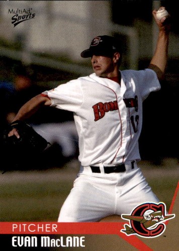 2004 Capital City Bombers Multi-Ad #18 Evan MacLane Quincy California ...