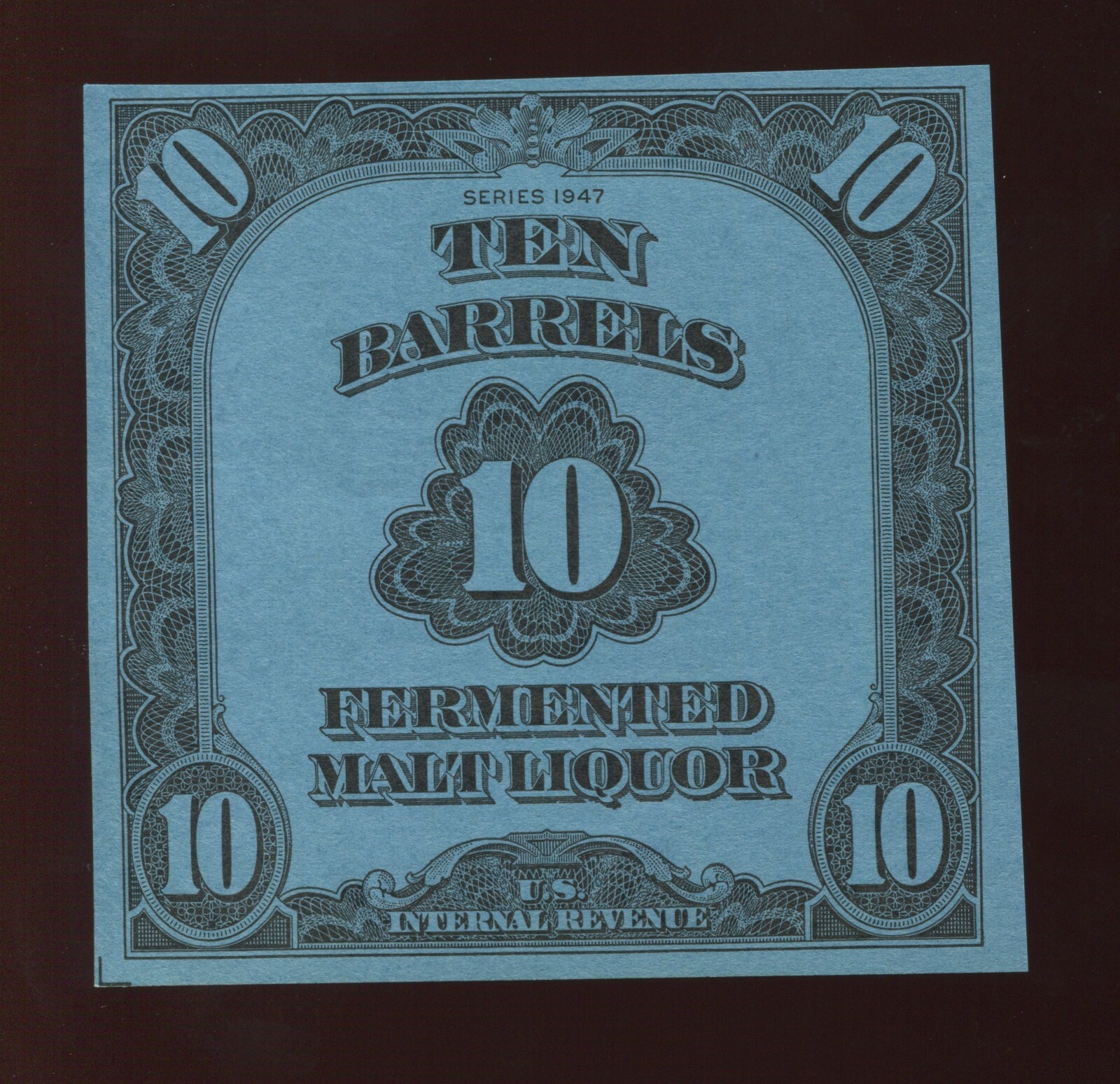 Scott REA195 Fermented Malt Liquor 'BEER' Revenue Unused Stamp (Stock ...