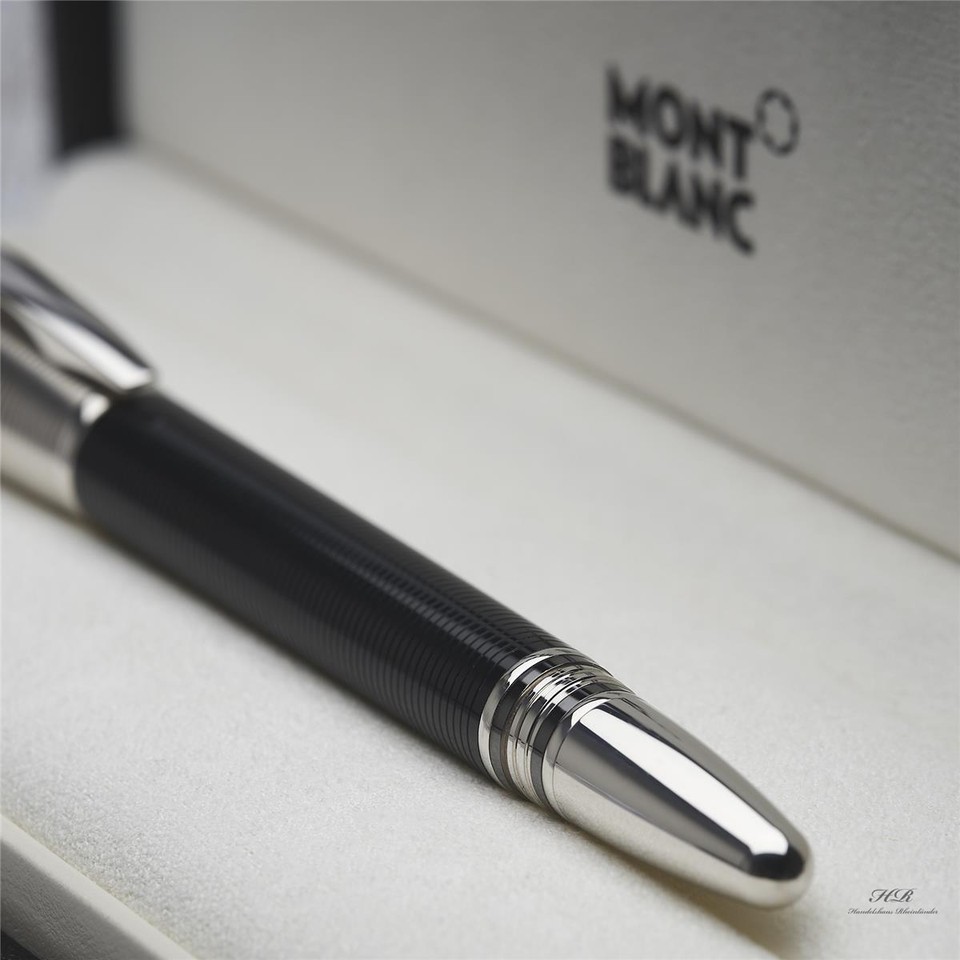 Montblanc Starwalker Doué Line Rollerball Fineliner Black Silver ID ...