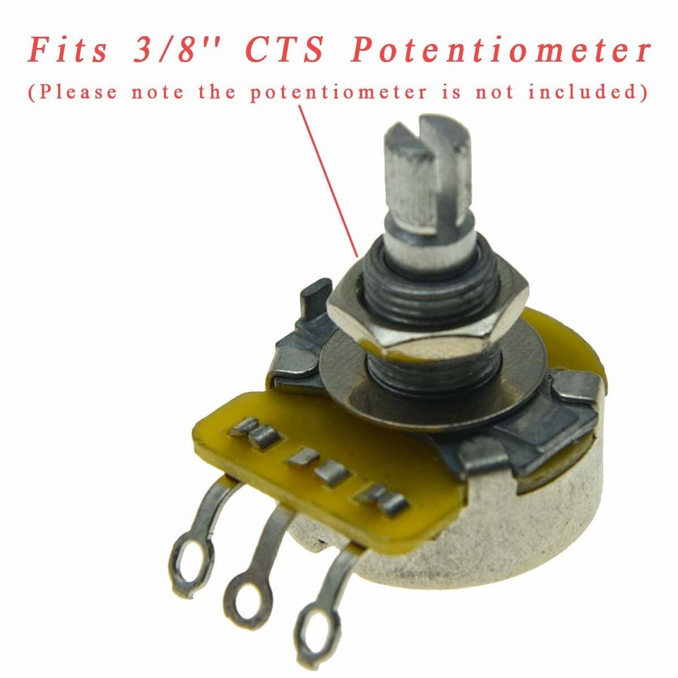 20x 3/8" Hex Nut Guitar Pots Nuts/Washers for US CTS Pots or ...