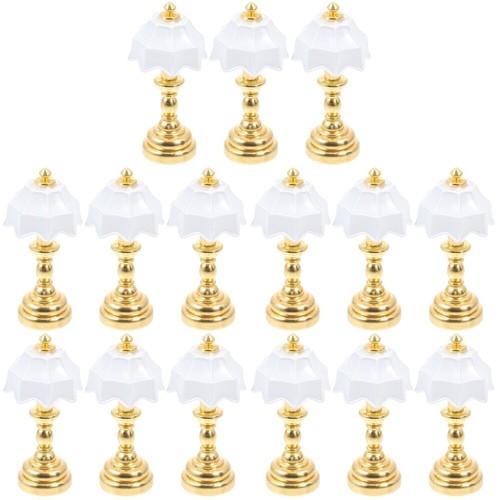 5 Pack Mini Lampe De Chevet Modèle Lumière Lampes Bureau Miniatures | eBay