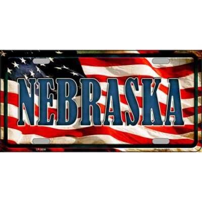 Nebraska Metal Novelty License Plate Tag LP-3638 | eBay