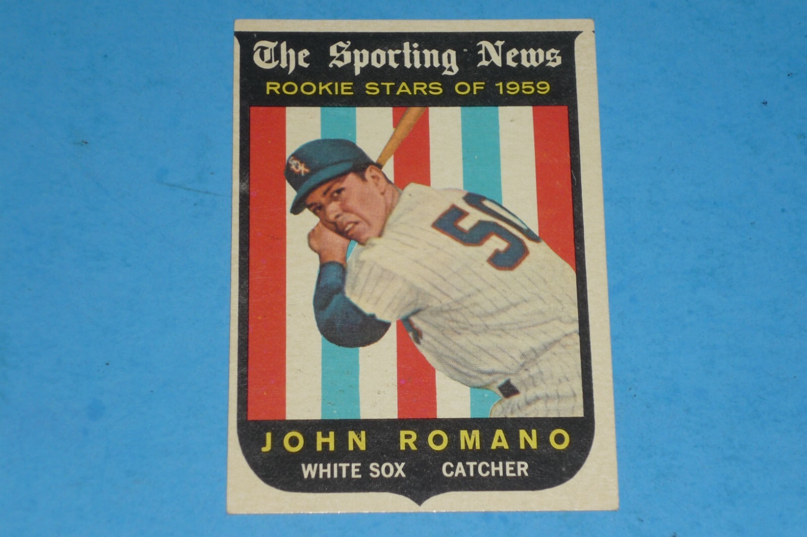 JOHN ROMANO - CHICAGO WHITE SOX CATCHER - 1959 TOPPS BASEBALL CARD #138 ...