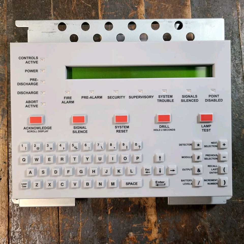NOTIFIER KDM-R2 KEYBOARD DISPLAY MODULE FOR NFS2-640 NFS-320 FULLY ...