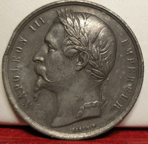 HISTORICAL VINTAGE 50mm MEDAL FRENCH EMPEROR NAPOLEON III | eBay