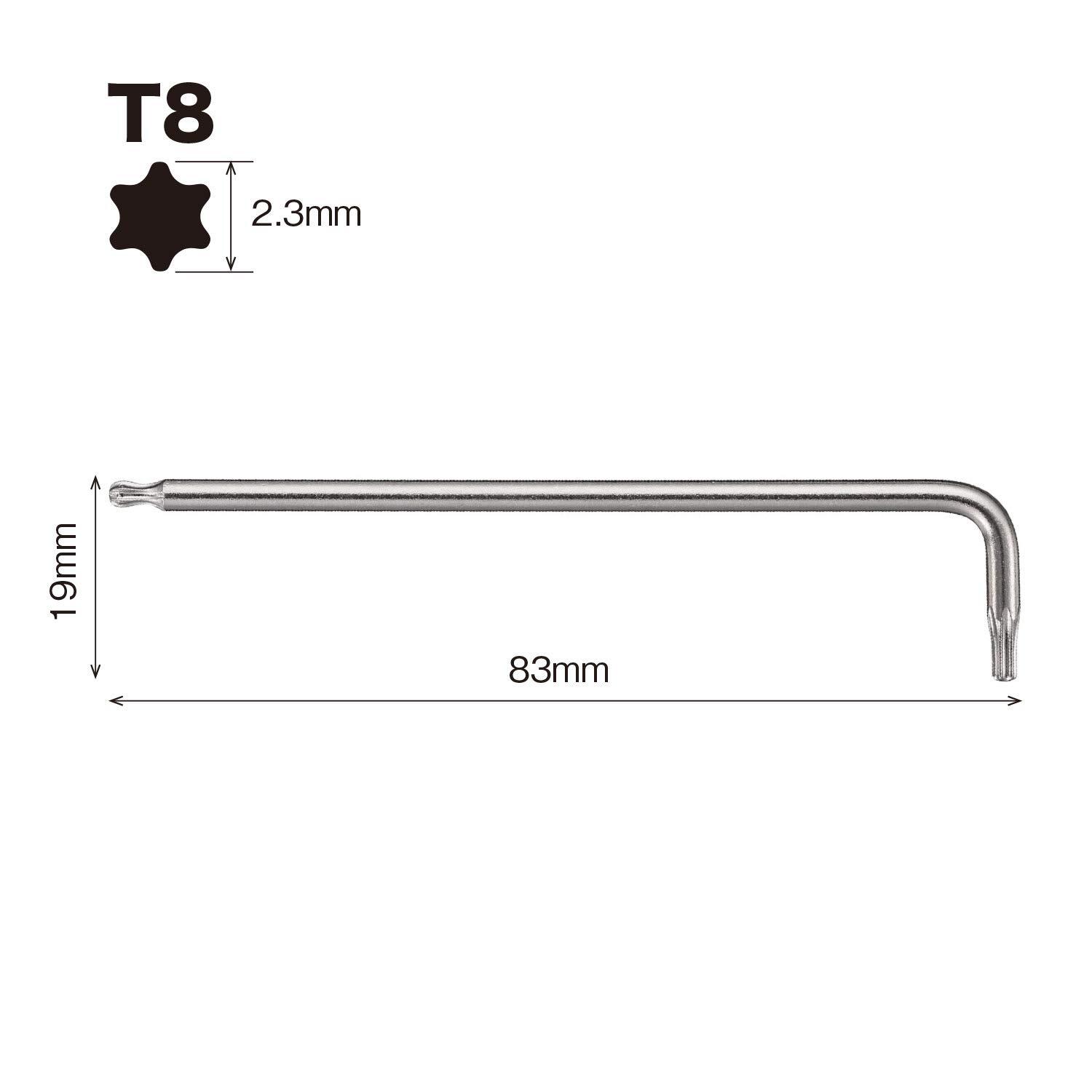 VESSEL torque L type wrench T8 ball end Type 8500BTX | eBay