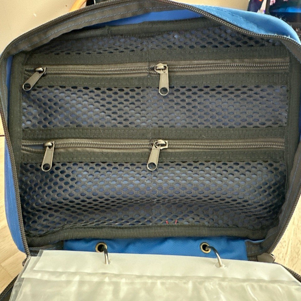 H20 Xpress Soft Side Black/Blue Fishing Tackle Bag | eBay