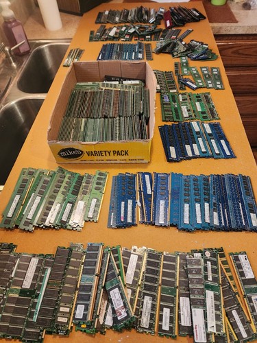Scrap RAM Memory, CPU, and PCB for Gold Recovery. Over 25lbs. | eBay