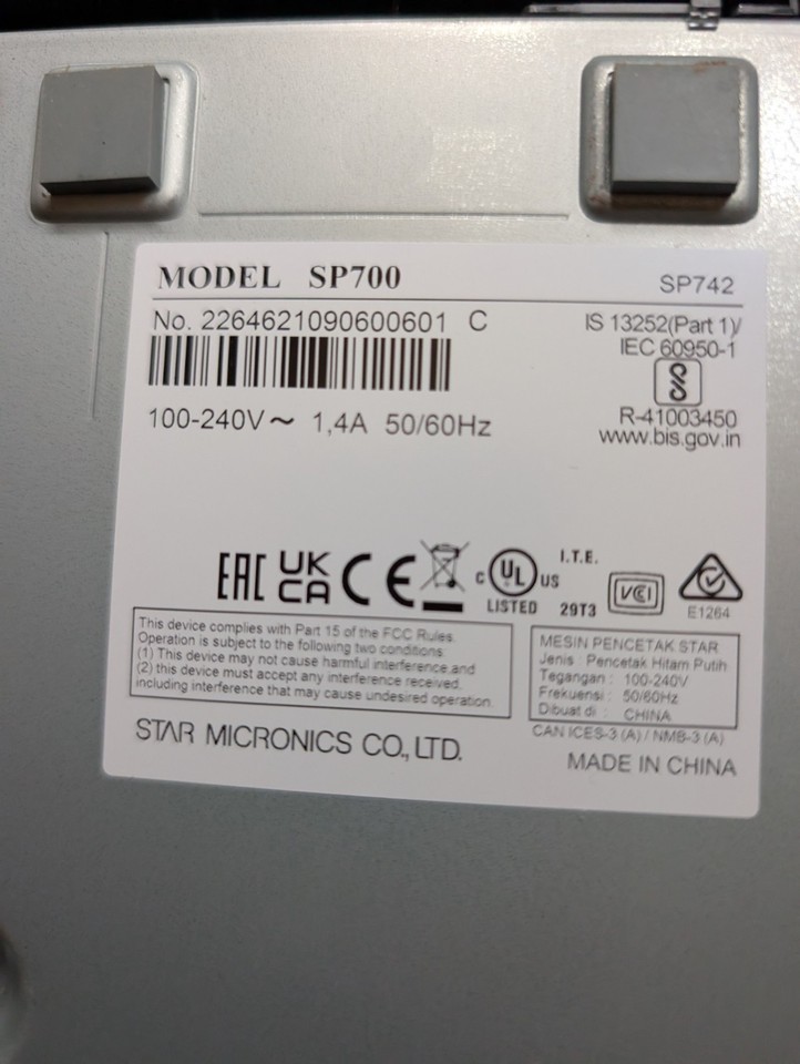 STAR SP700 SP742ME POS Receipt Printer Ethernet Square & Clover Compatible *NEW* | eBay